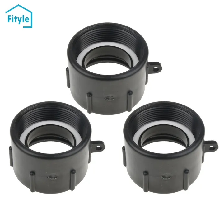 Fityle 3Pcs IBC Water Tote Tank Adapter Hose Cap for PVC,PPR DN40 DN50 ...
