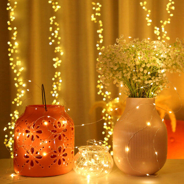 Happy Party Night 1Meter 2Meter 3Meter LED Fairy Light Battery Operated ...