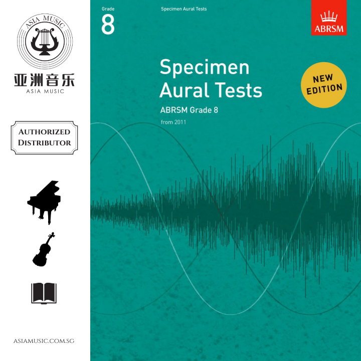 AUTHORIZED DISTRIBUTOR - ABRSM - SPECIMEN AURAL TESTS - GRADE 8 - NEW ...