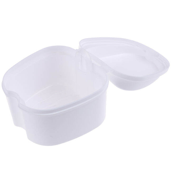 HHOT 1PC Cleaning teeth Case Dental False Teeth Storage Box Container ...
