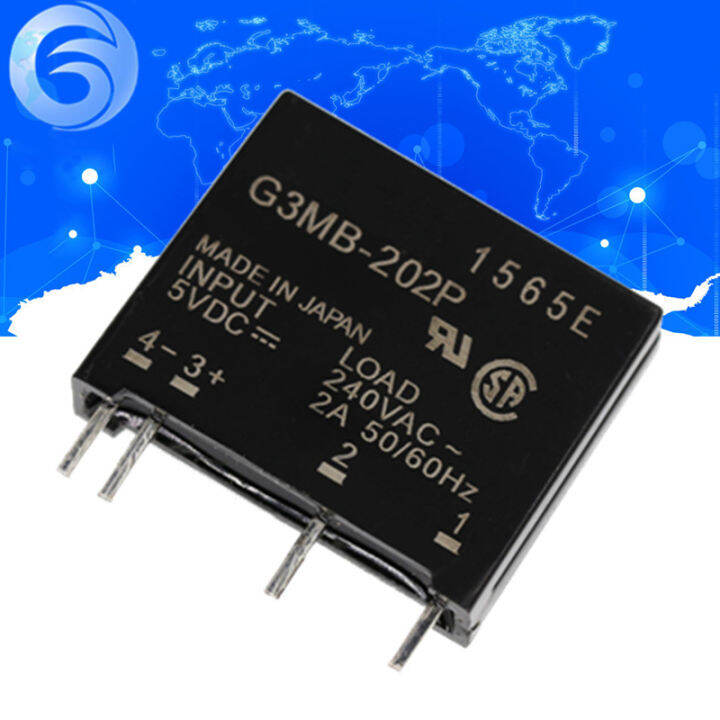 Mmico EVAN G3MB-202P DC-AC PCB SSR ใน5VDC,Out 240V AC 2A Solid State Relay | Lazada.co.th