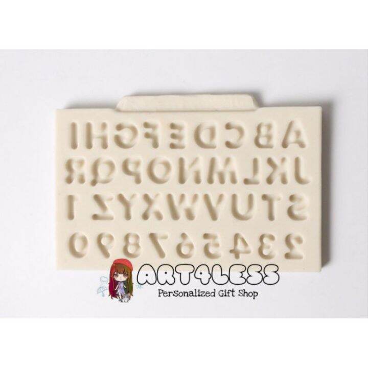 Silicon Alphabet Letter Molder for Sculpting clay crafts souvenir ...