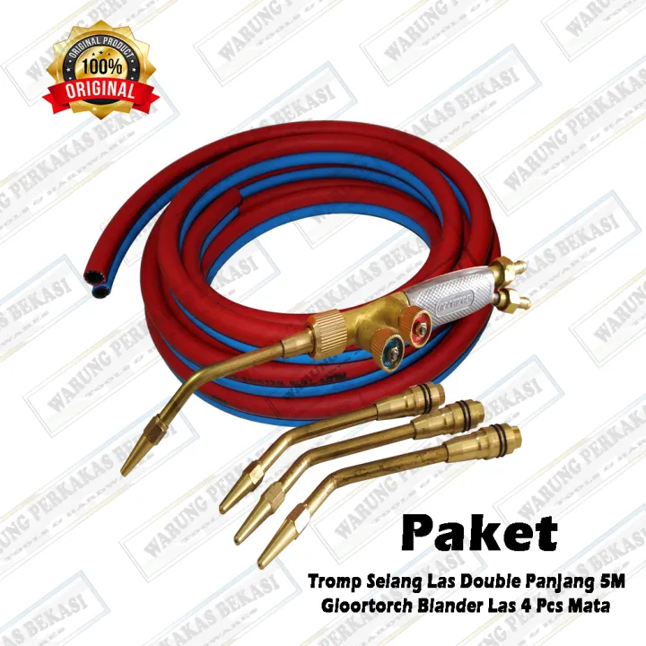 Paket Alat Gloor Torch Double Seal Blander Stang Las Karbit Acytelene 4 ...