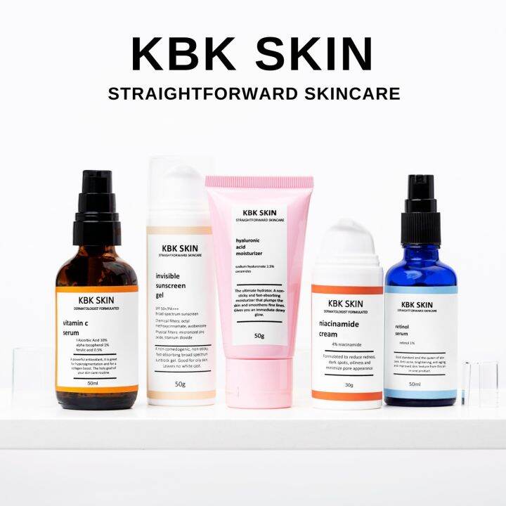 KBK SKIN PREMIUM SET (RETINOL, NIACINAMIDE, VITAMIN C SERUM, INVISIBLE ...