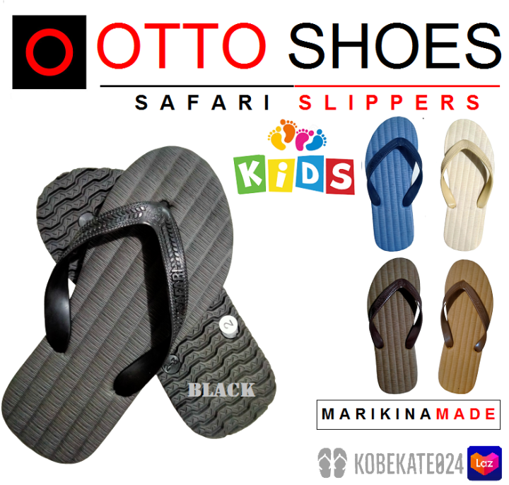 KIDS SAFARI Slippers [UNISEX] by: OTTO Shoes / MARIKINA Made | Lazada PH
