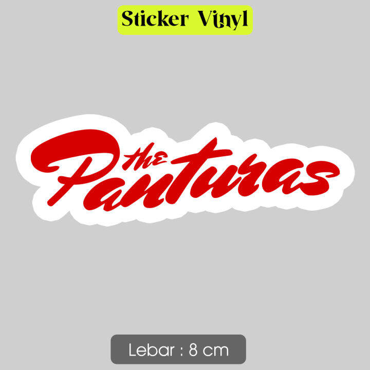 Stiker The Panturas Logo Musik Indie Senja Akustik Sticker Anti Air ...
