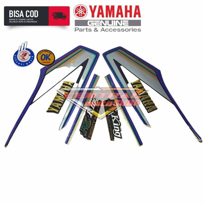 Striping rx king 1993 biru dan emblem atau list rxking 1993 | Lazada ...