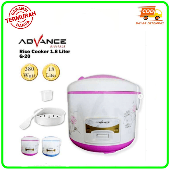 ADVANCE Rice Cooker ADVANCE G20 3in1 Kapasitas 1,8Liter - Berkualitas ...