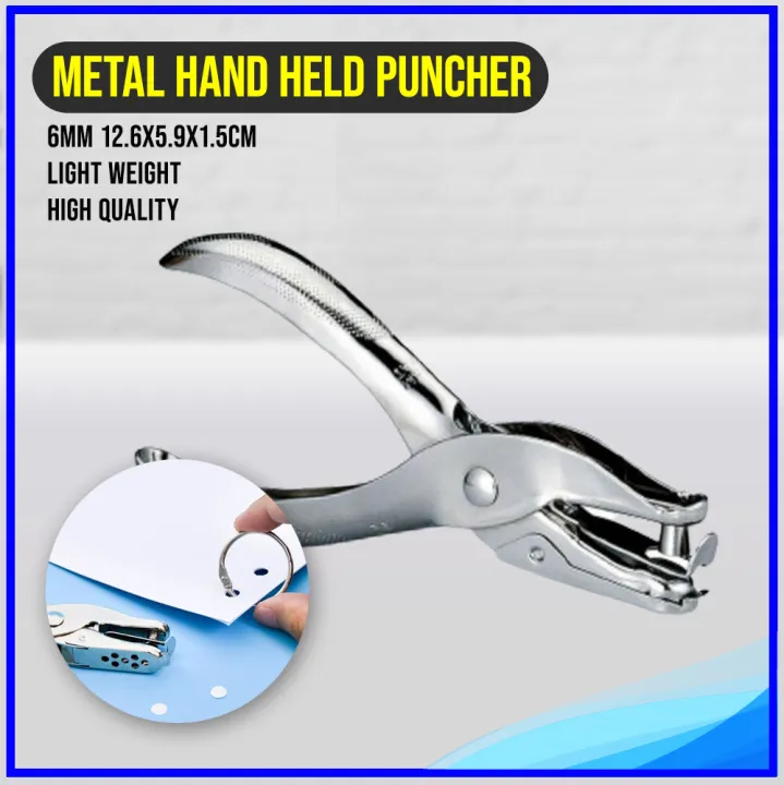 Hole Puncher [Metal Hole Puncher 3mm Size Hole 8 Sheet Punch Capacity ...