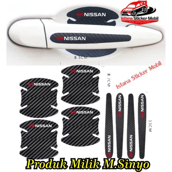 Stiker Pelindung Handle Pintu Mobil Anti Gores Untuk Nissan March ...