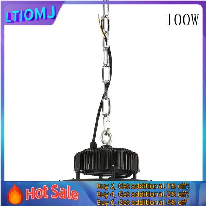 50W/100W UFO LED Light High Bay 5000K Warehouse Industrial Lighting ...