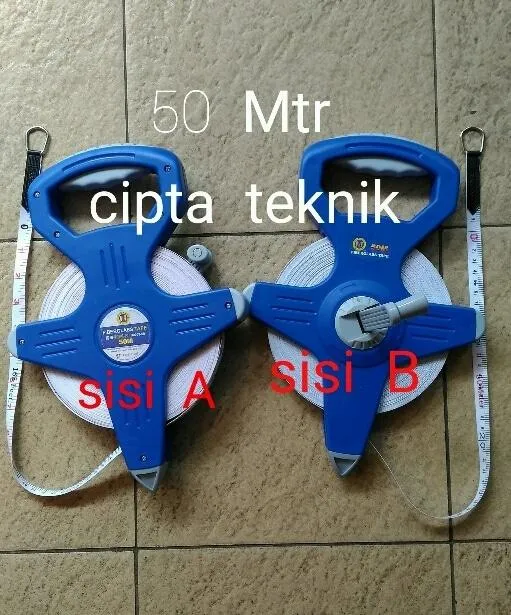 COD BERGARANSI Meteran Gulung 50M / Meteran Roll 50 Meter C Mart ...