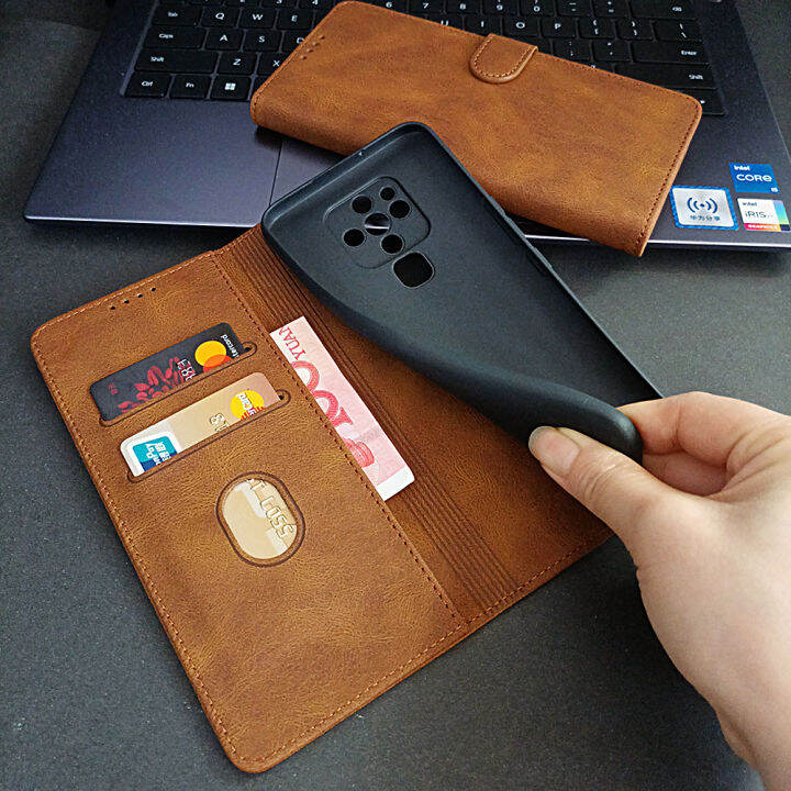 เคสฝาพับ ล็อคได้ Tecno Camon 16 เคส ฝาพับหนัง แม่เหล็ก | Lazada.co.th