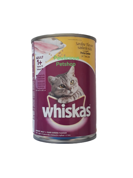 Whiskas in Can Sandine Flavour 400g | Lazada PH