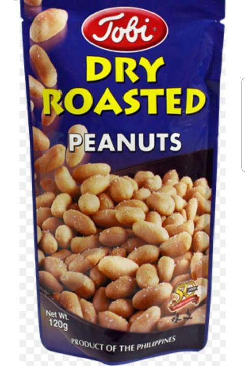 Tobi Dry Roasted Peanuts 120g | Lazada PH