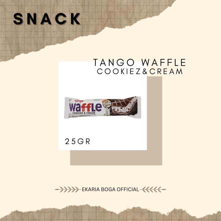 SNACK | TANGO WAFFLE COOKIEZ & CREAM 25GR | Lazada Indonesia