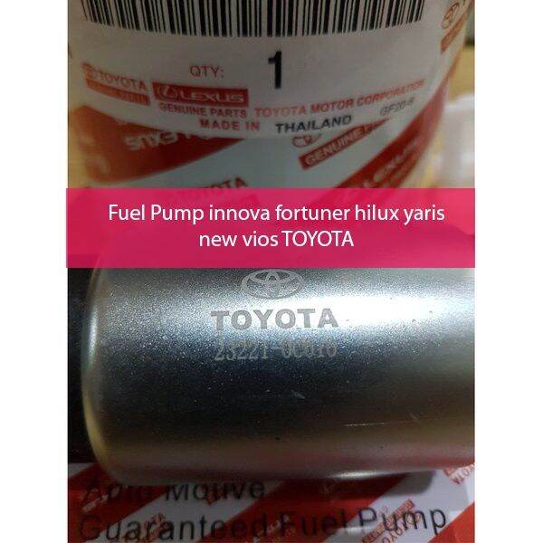 Fuel Pump Innova Fortuner Hilux Yaris New Vios Apv Original Ori Toyota ...