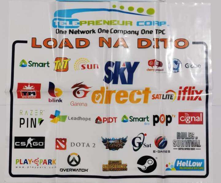 TPC Banner Small for Loading Business - "Load Na Dito" | Lazada PH