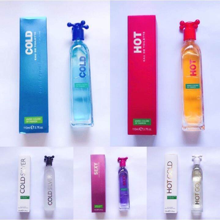 benetton perfume cold silver hot gold 110ml | Lazada PH
