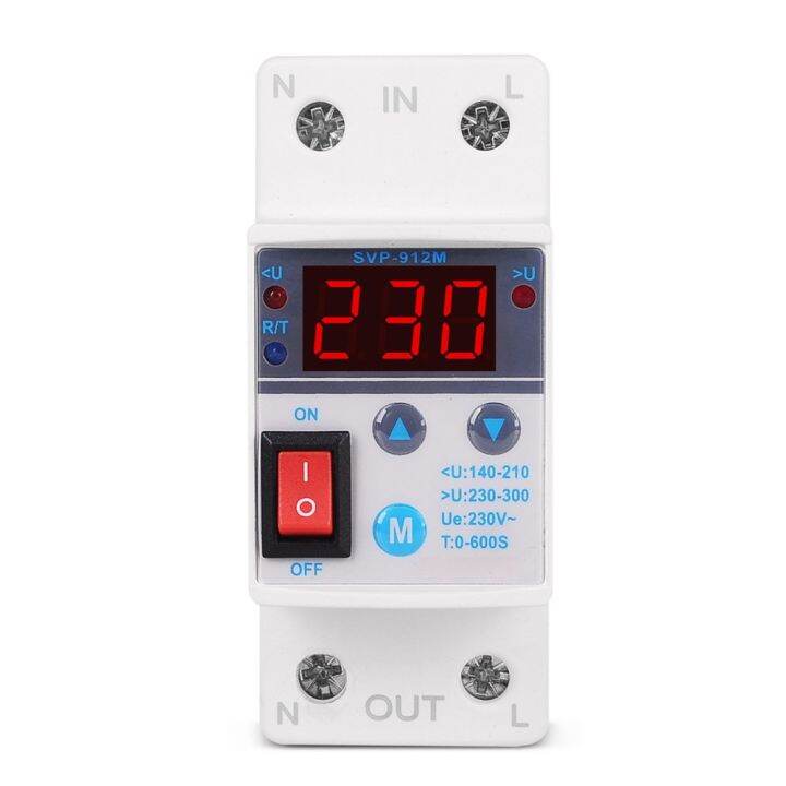 Voltage Surge Protector Relay with Adjustable Display and Current ...