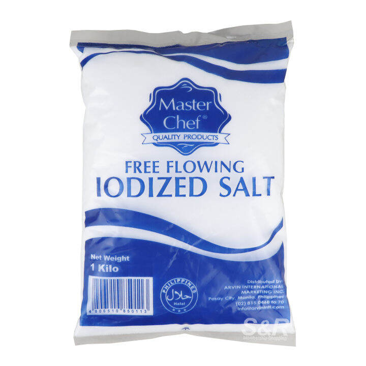 Master Chef Iodized Salt 1kg | Lazada PH