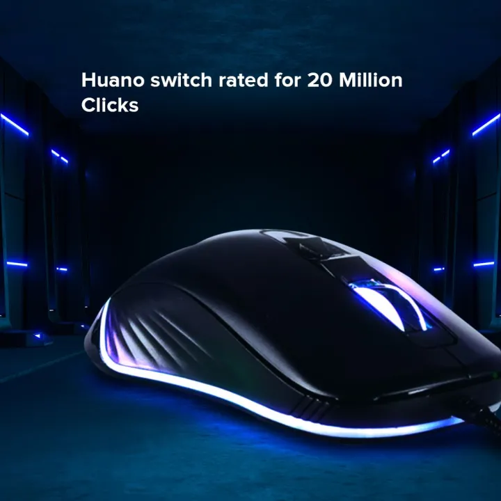 mouse EasyPC Rakk Alti Illuminated Gaming Mouse, 2400 DPI, Best for ...