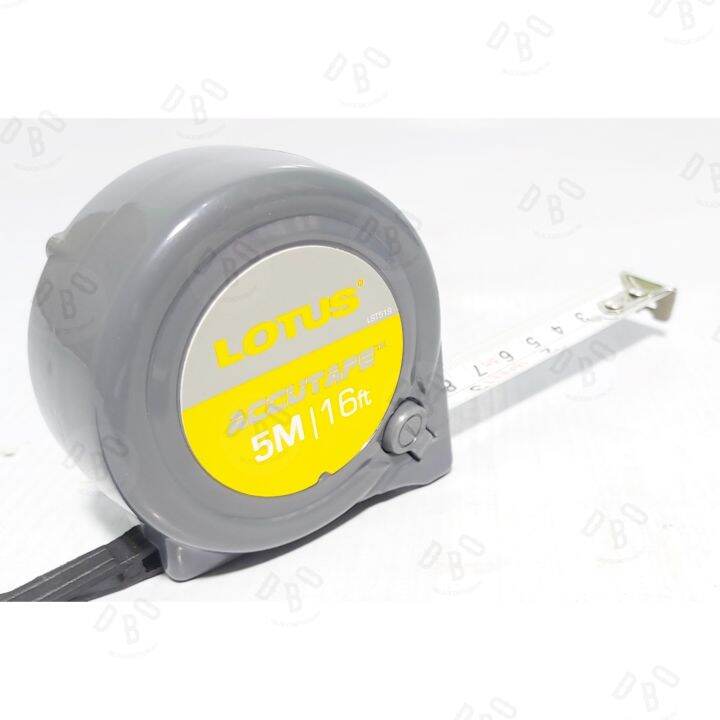 Lotus Steel Measuring Tape 5M/16Ft LST519 | Lazada PH