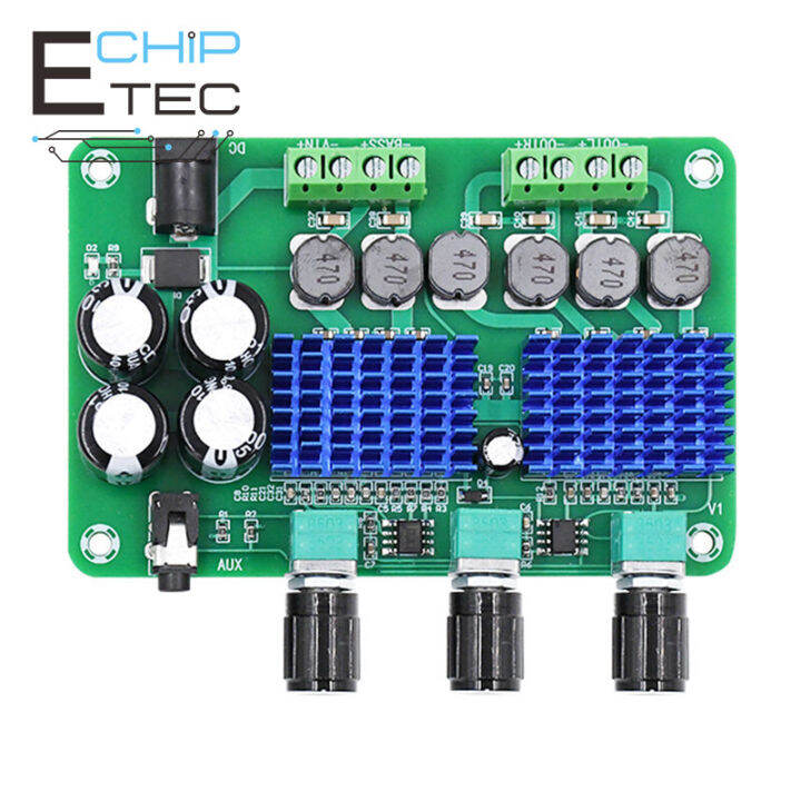 1PCS XH-A311 50WX50W+100W TPA3116D2 2.1 Channel Digital Power Amplifier module Bass stereo power ...