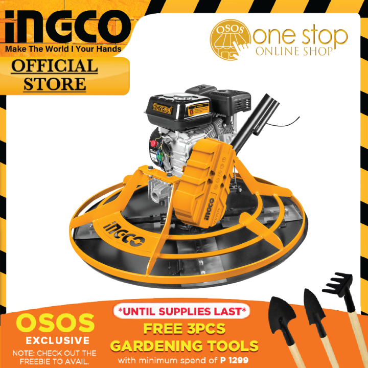Original Brand of Ingco By OSOS Gasoline Engine Gasoline Power Trowel ...