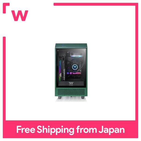 Thermaltake The Tower 100 Casing PC Menara Mini Hijau Balap CA-1R3 ...