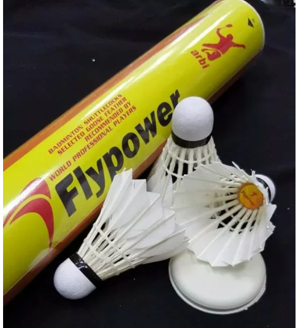 SHUTTLECOCK FLYPOWER KUNING KOK FP YELLOW COK BADMINTON ASLI ORIGINAL ...