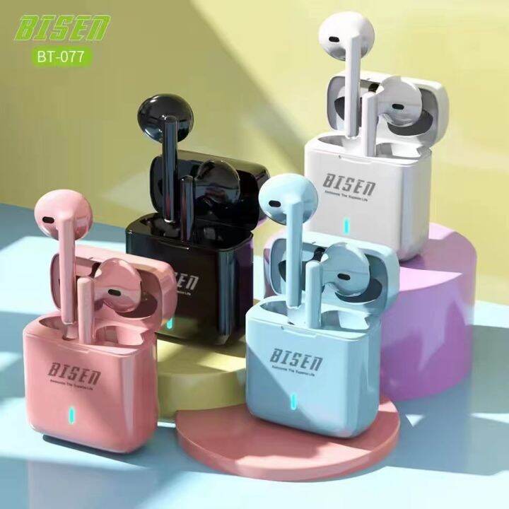 Bisen BT 077 Wireless Bluetooth Headset | Lazada PH