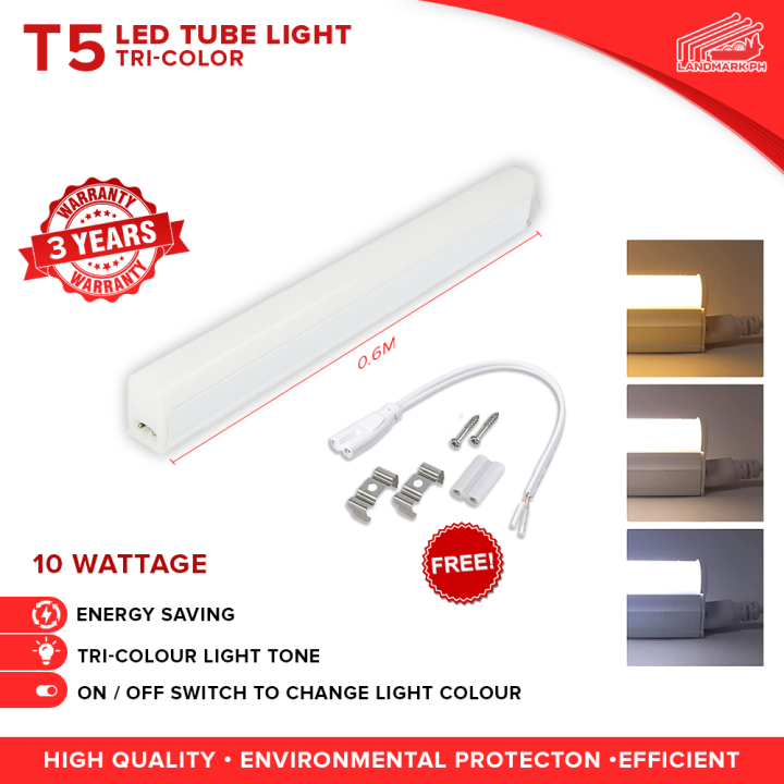 Landmark - T5 LED Tube Light 10W Tricolor /High Quality /Energy Saving ...