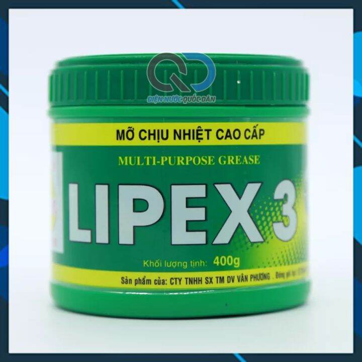 Mở Bò Chịu Nhiệt - Mở Bò Bôi Trơn Cao Cấp LIPEX 3 400g | Lazada.vn