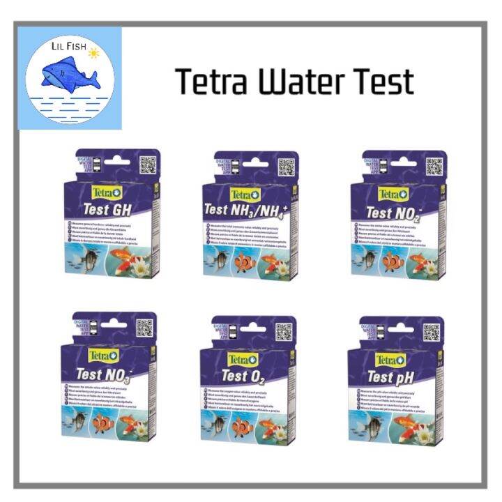 Tetra Water Test ชุดเทสน้ำ เต็ตตร้า Tester 6in1 pH KH GH O2 NO2 NO3 NO4 ...