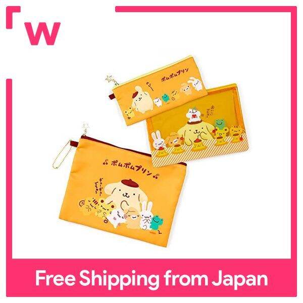 Sanrio Pompompurin Flat Pouch Set (Team Pudding) 124281 | Lazada PH