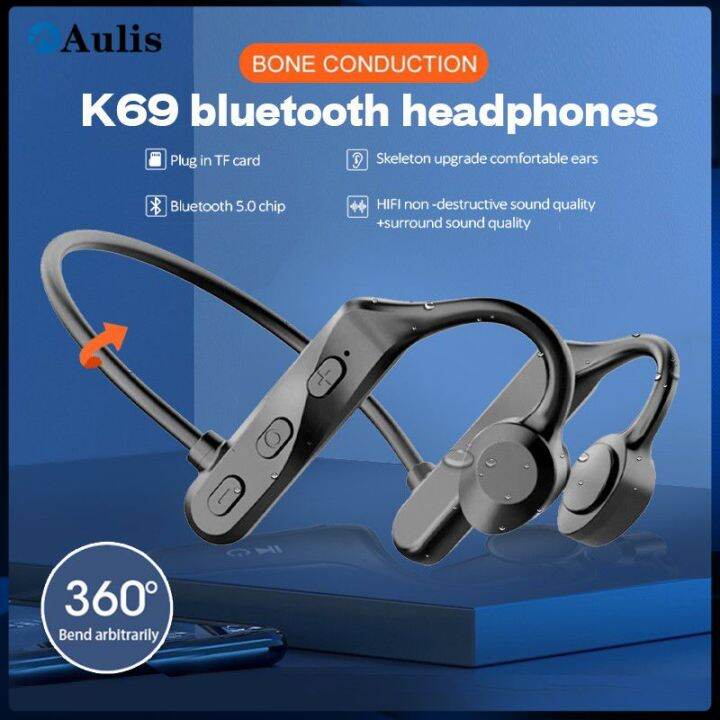 Original Bone Conduction Headphones Bluetooth 5.2 Painless Earhook ...