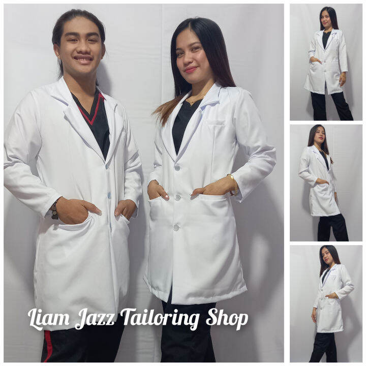 DOCTORS GOWN/LAB GOWN BODY SHAPE DESIGN | Lazada PH