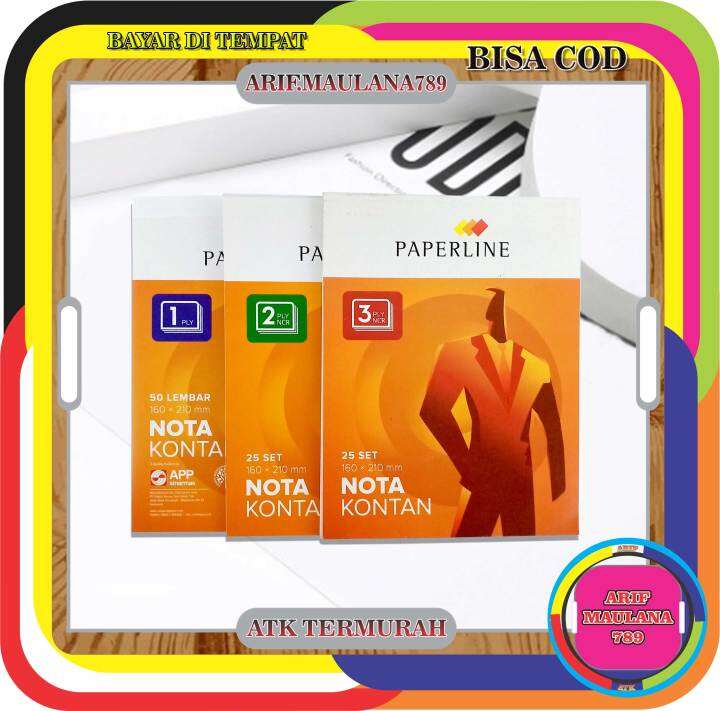 Nota Kontan Paperline Besar 1 ply 2 ply 3 ply Nota Kontan 1 Rangkap ...
