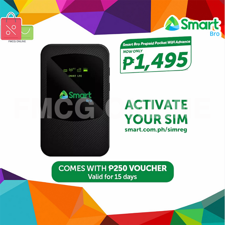 SMART Bro Pocket Wifi LTE-Advanced (Greenpacket-M2A) - Fmcgsalesshop | Lazada PH
