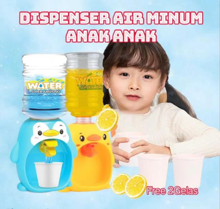Dispenser Mini Galon Kecil Viral di Tik Tok Karakter Lucu Murah untuk ...