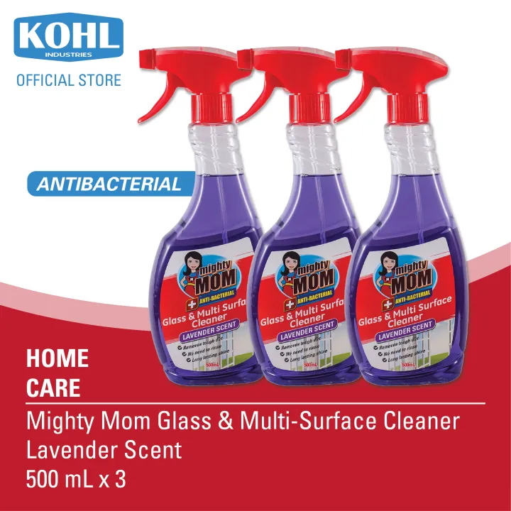 Mighty Mom Antibacterial Glass Cleaner - Lavender | Lazada PH
