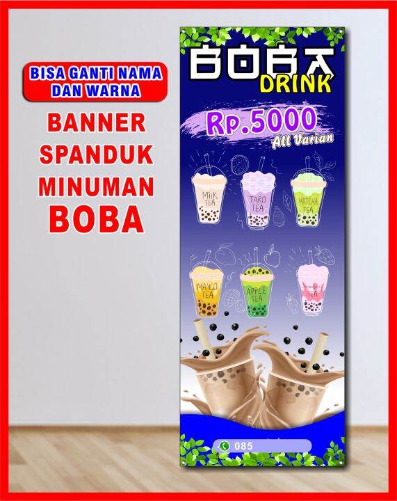 Banner BOBA, Spanduk BOBA ( Bayar Ditempat ) 160x60cm | Lazada Indonesia