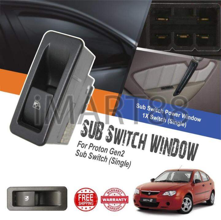 Proton Gen 2 Gen2 Power Window Sub Single Passenger Switch | Lazada