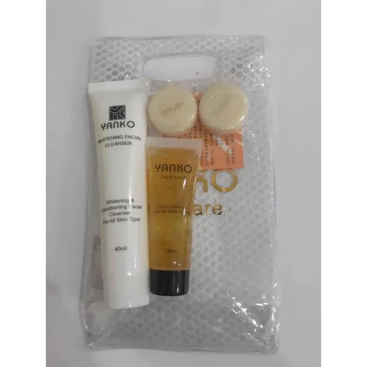 YANKO BASIC TRIAL 3 IN 1 + YANKO FACE SCRUB | Lazada