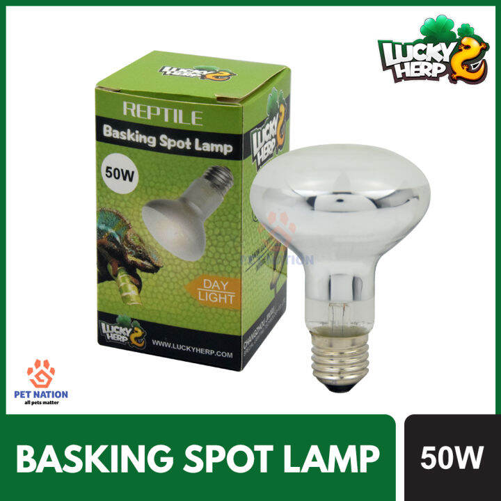 Lucky Herp Intense Basking Spot Lamp White Ordinary 25W/50W/75W/100W UVA Lamp Heat Lamp Basking ...