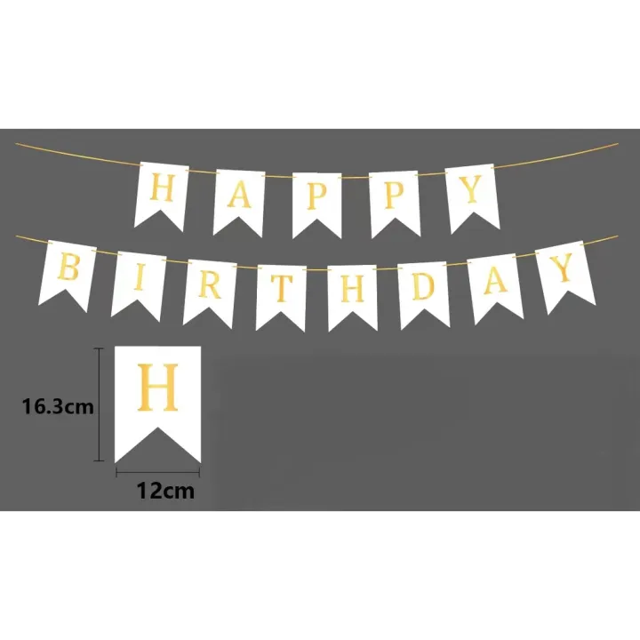 Party Things NEW HBD Banner For Your Birthday Party Decorations | Lazada PH