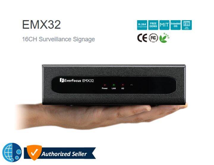 EverFocus EMX32 16 Channel Surveillance Signage IP Decoder | Lazada PH