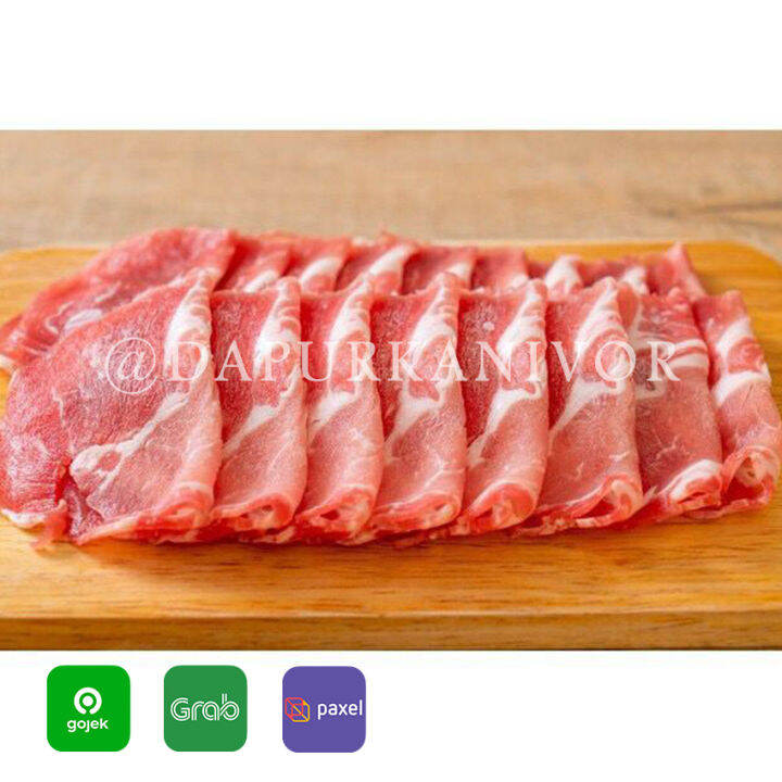 Kapsim slice 500gr / Pork neck slice tipis 2mm | Lazada Indonesia