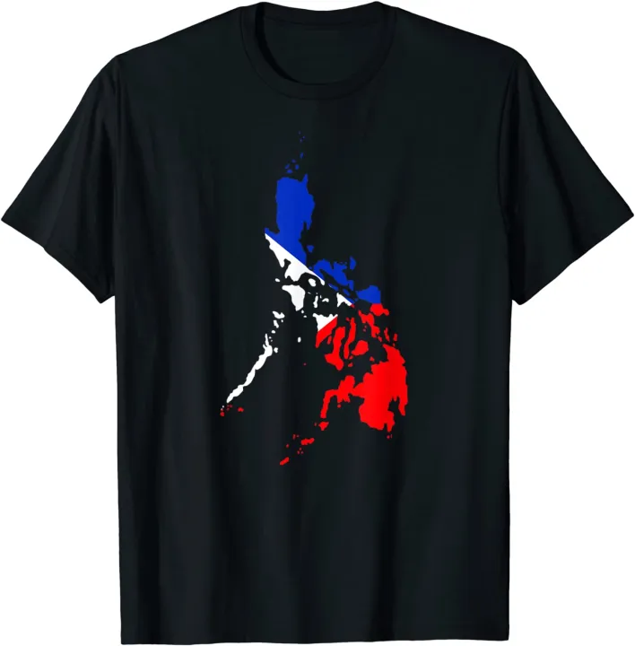 Filipino Map - Philippine Map Cotton T-shirt for Men and Women Tee ...